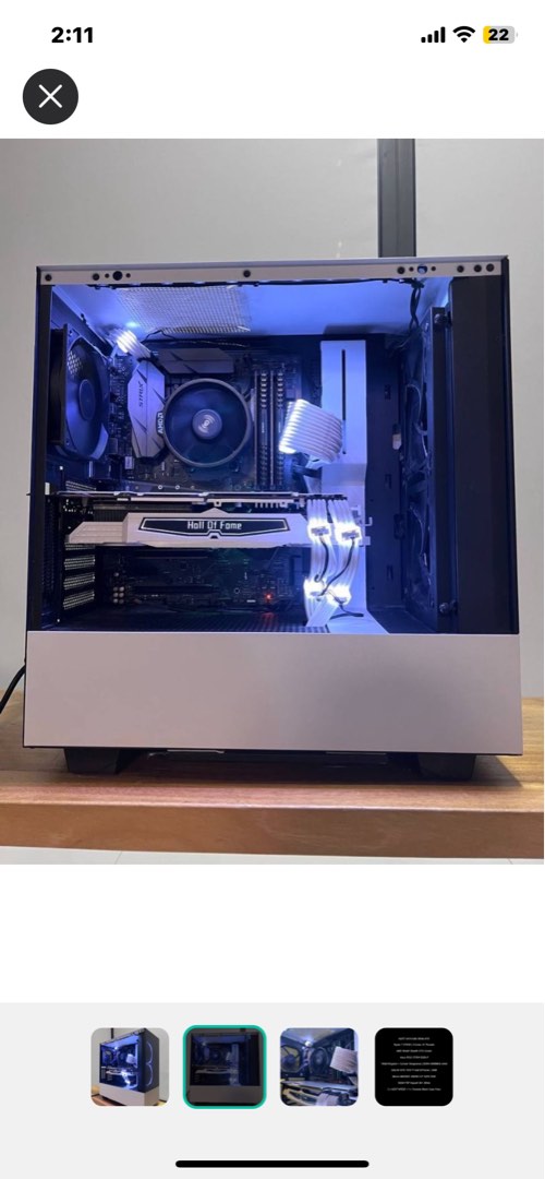 NZXT ELITE H510 White ATX ( Pc case ) + 500w Fsp HyperX 80+ PSU ...