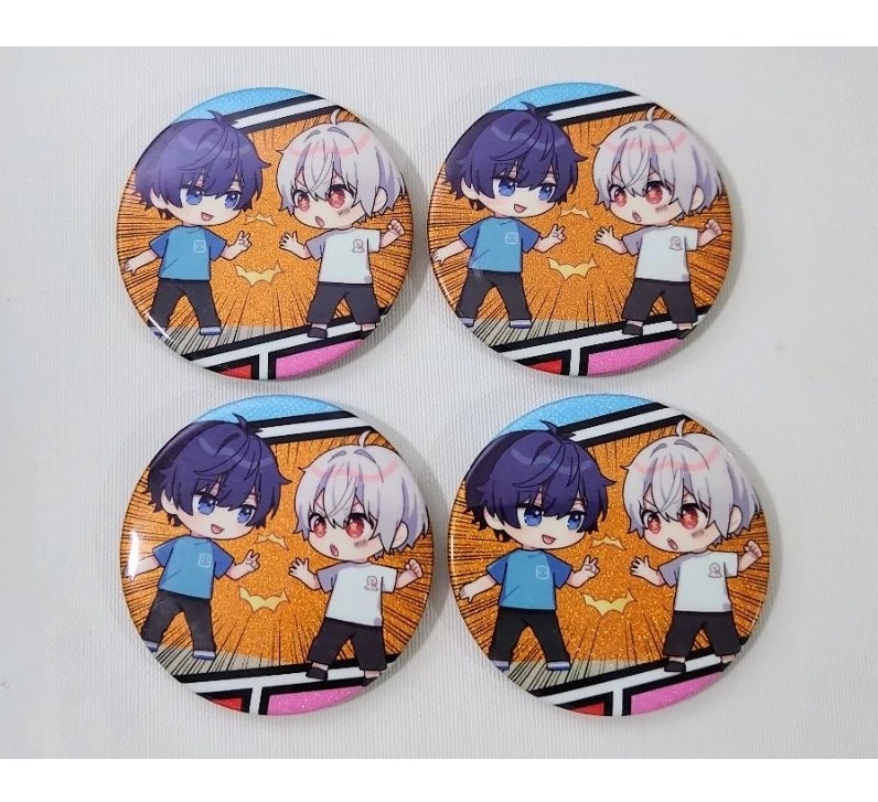 Official Soraru x Mafumafu pin badge / can badge - Official anime ...