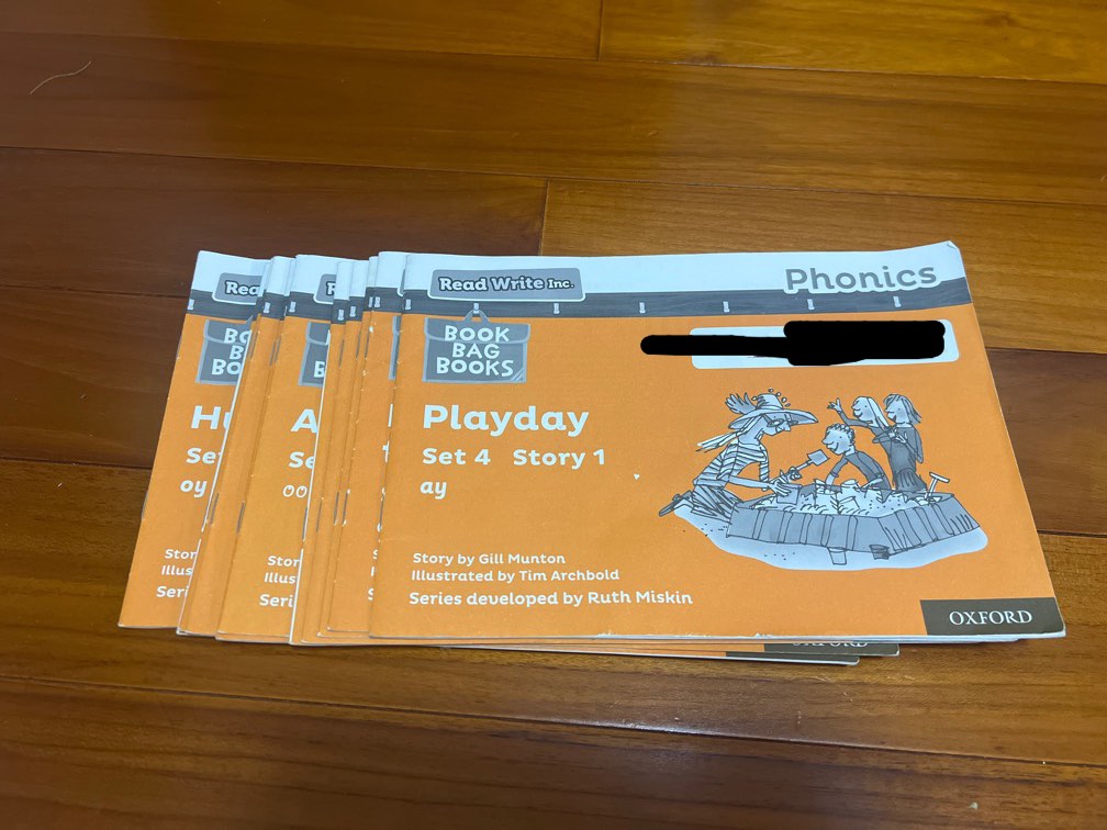 Oxford Phonics Playday Set 4 (RWI ORANGE), 興趣及遊戲, 書本 & 文具, 教科書 - Carousell