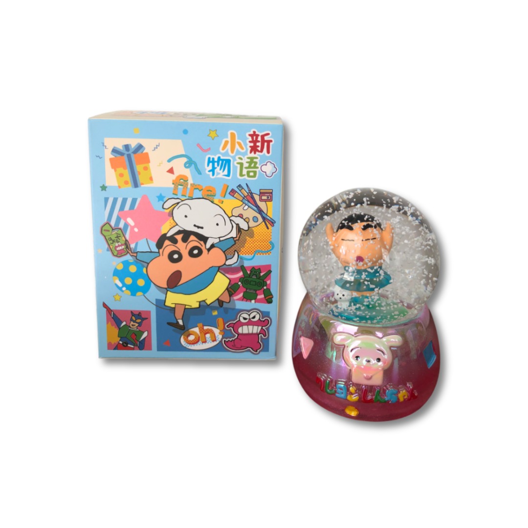 Pajangan Bola Kaca Salju Karakter Sinchan Menari Ballet, Snow Globe ...