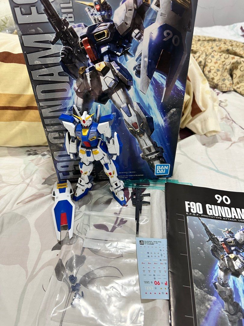 P-Bandai MG 1/100 F90 Gundam Assemble, Hobbies & Toys, Toys & Games on Carousell