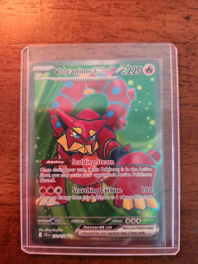 Pokemon TCG - Volcanion, Hobbies & Toys, Toys & Games on Carousell