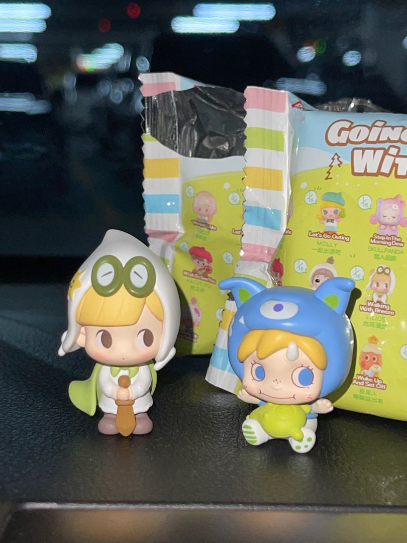 Popmart-Going outing with me, Hobbies & Toys, Toys & Games on Carousell