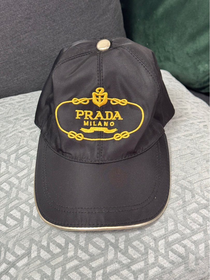 PRADA CAP, Luxury, Accessories on Carousell