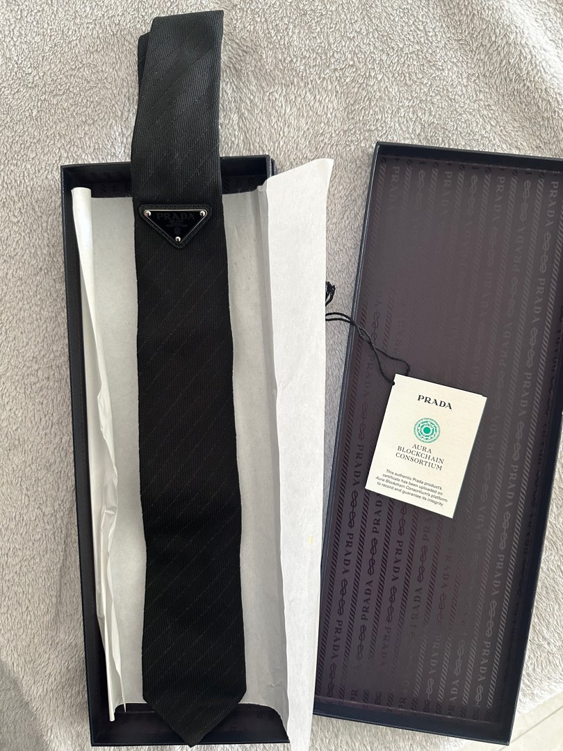 Prada tie, Men's Fashion, Watches & Accessories, Ties on Carousell