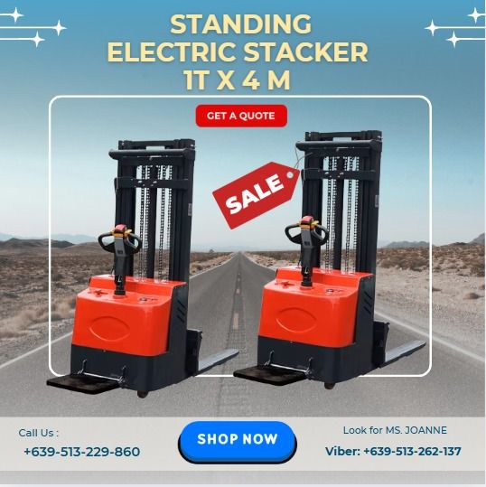 Pre order Standing Electric Stacker 1t x 4 m, Everything Else, Others ...