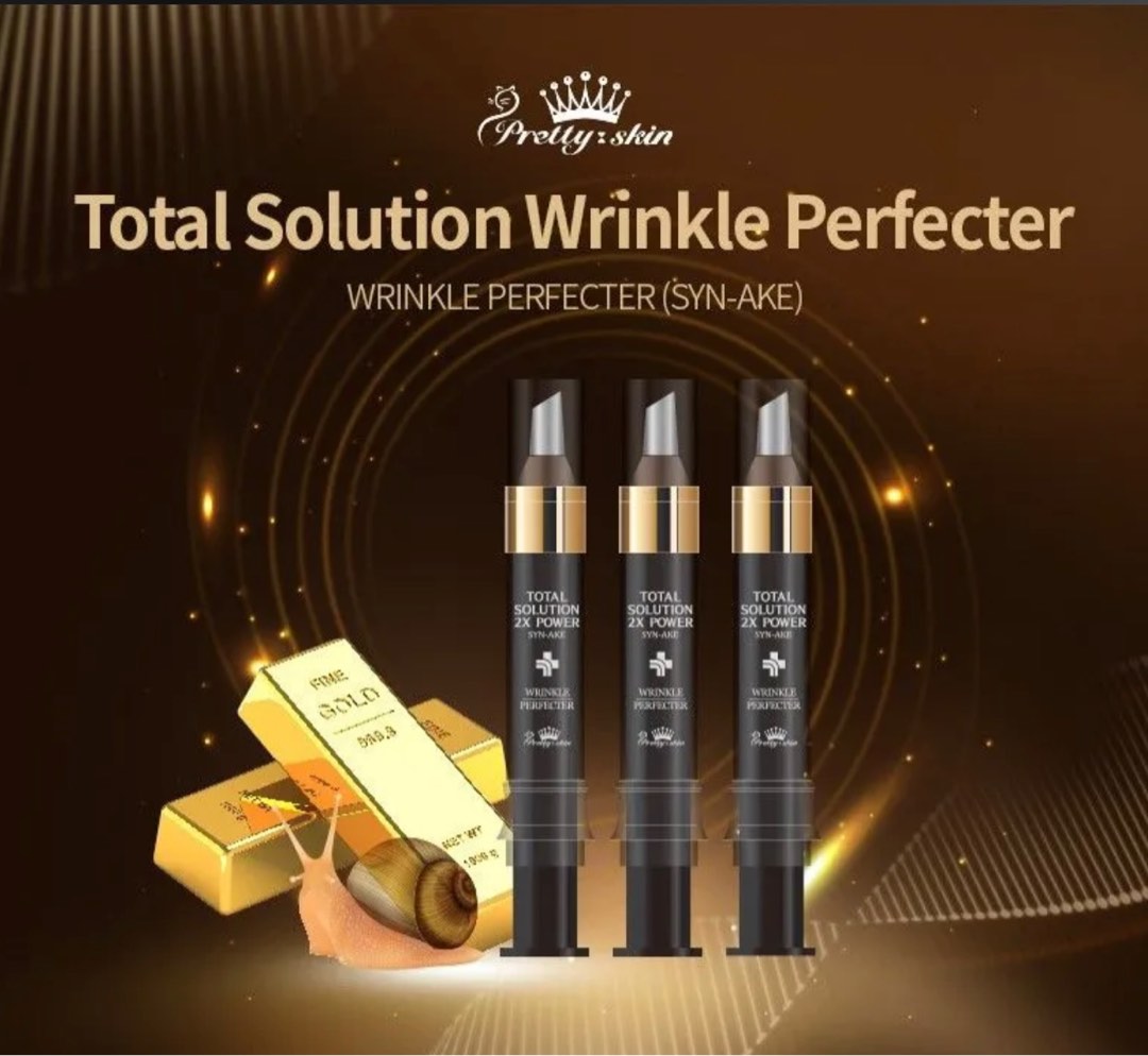 Korea -Pretty skin Total Solution 2X Power Wrinkle Perfecter Syn-Ake ...