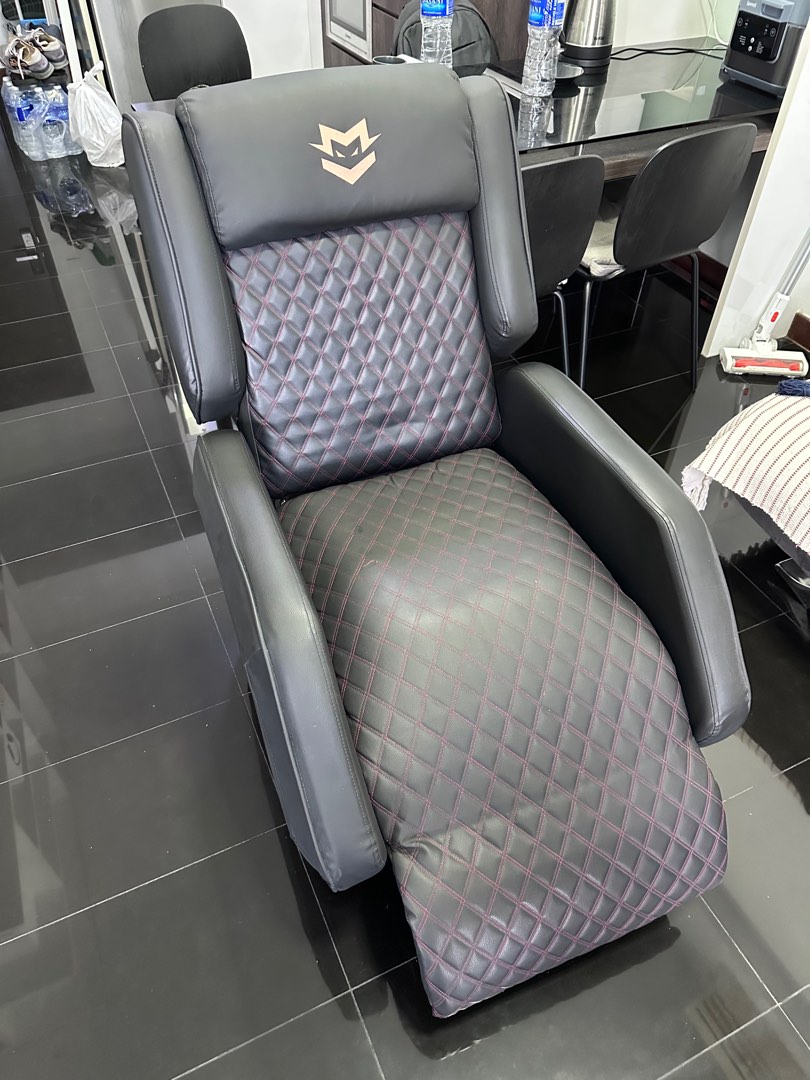Recliner Gaming Chair Real Gamer, Furniture & Home Living, Furniture ...