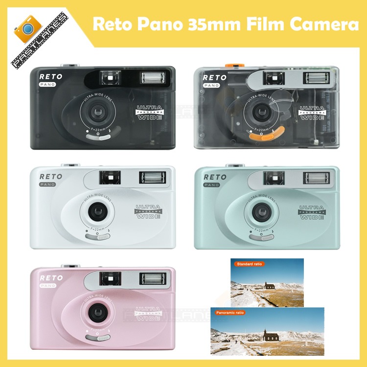 Reto Pano 35mm Film Camera Standard/Panorama Switchable, Photography ...