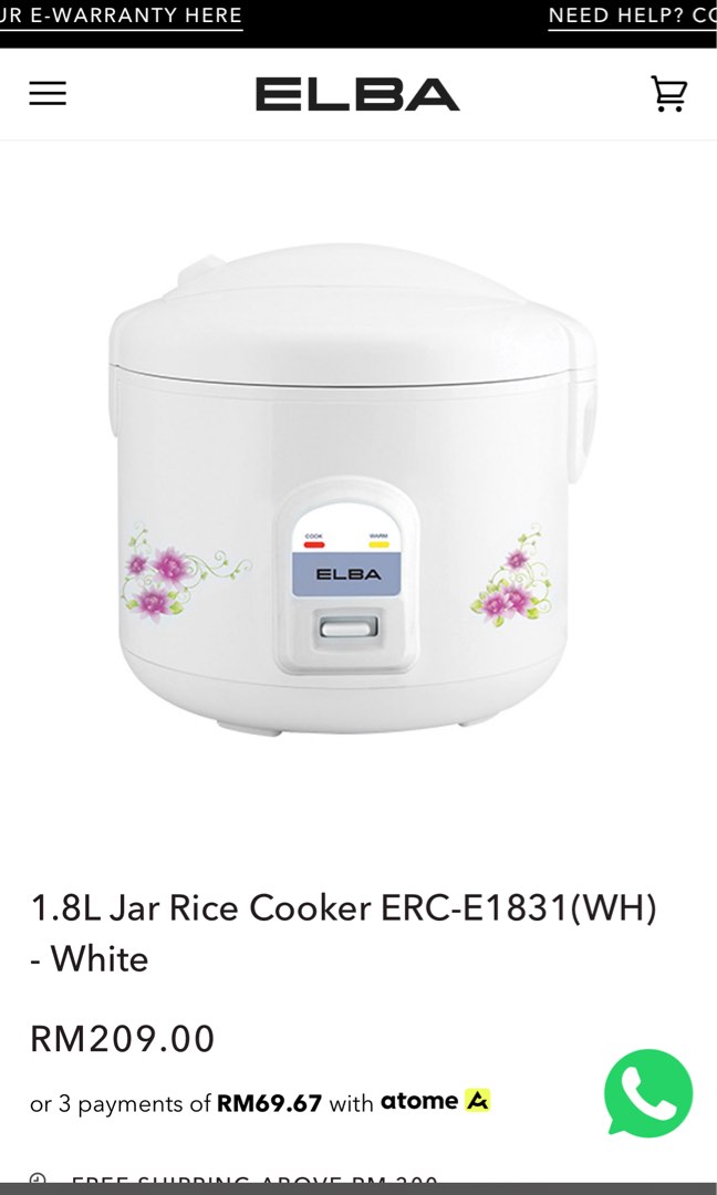 Rice cooker & Blender, TV & Home Appliances, Kitchen Appliances ...
