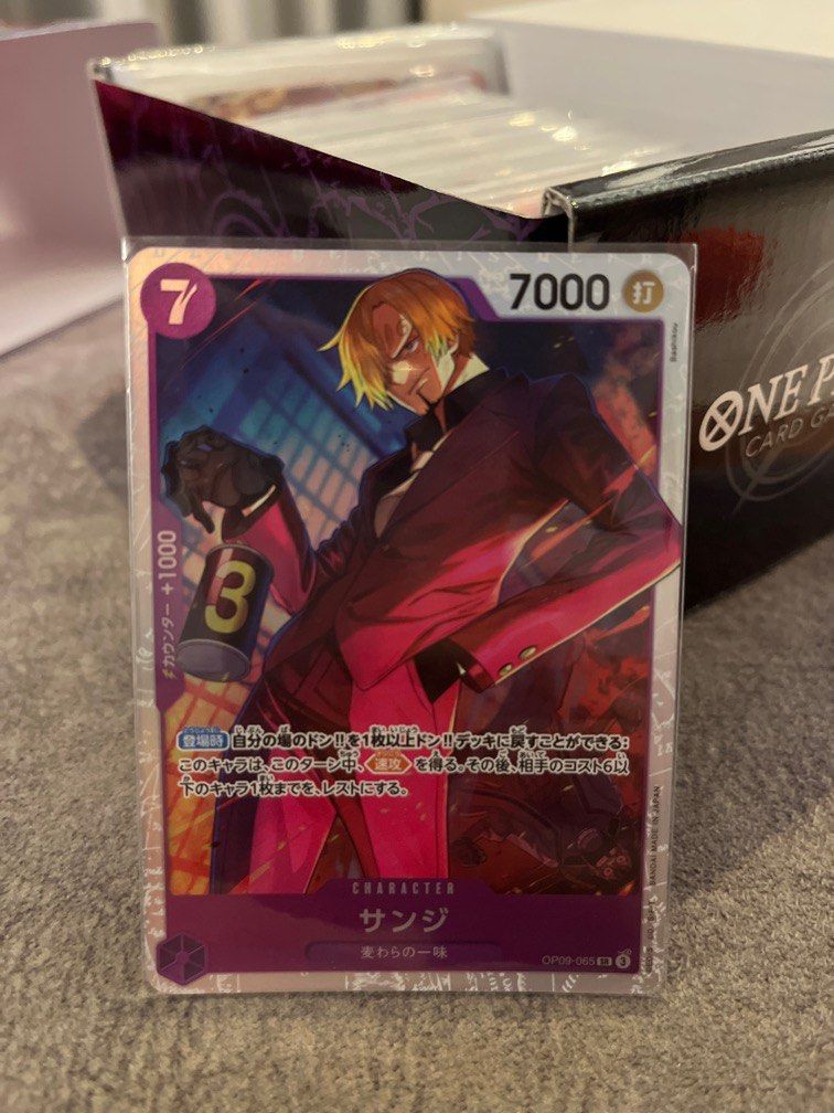 Sanji SR- OP09-065 - One Piece: Emperors In The New World Super Rare ...