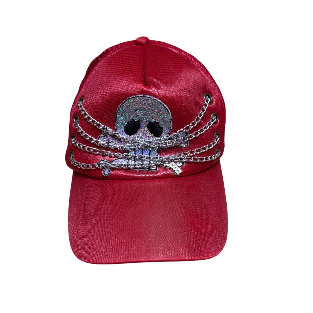 Skeleton Trucker Cap, Men's Fashion, Watches & Accessories, Cap & Hats ...