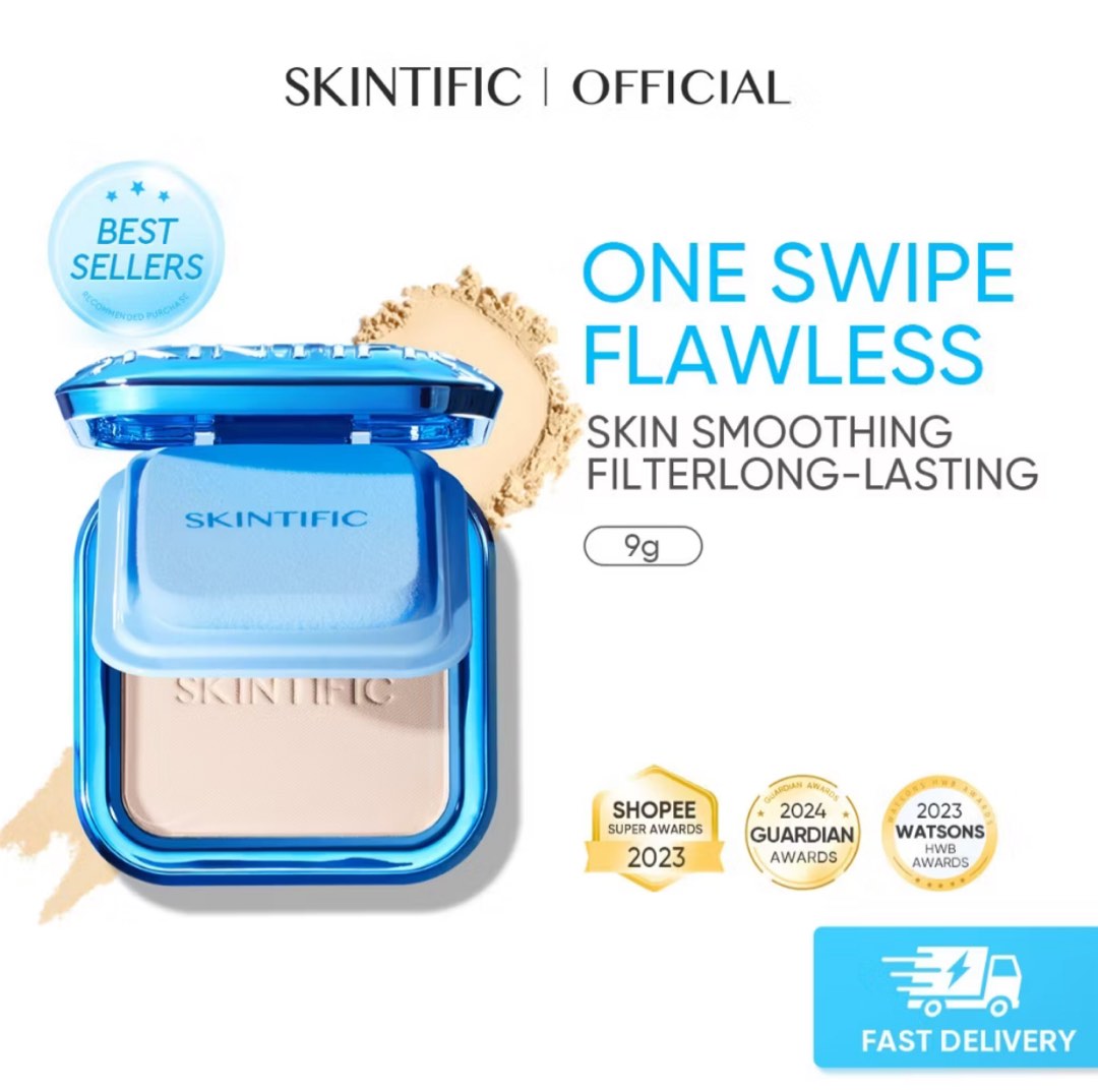skintific powder foundation, Beauty & Personal Care, Face, Makeup ...