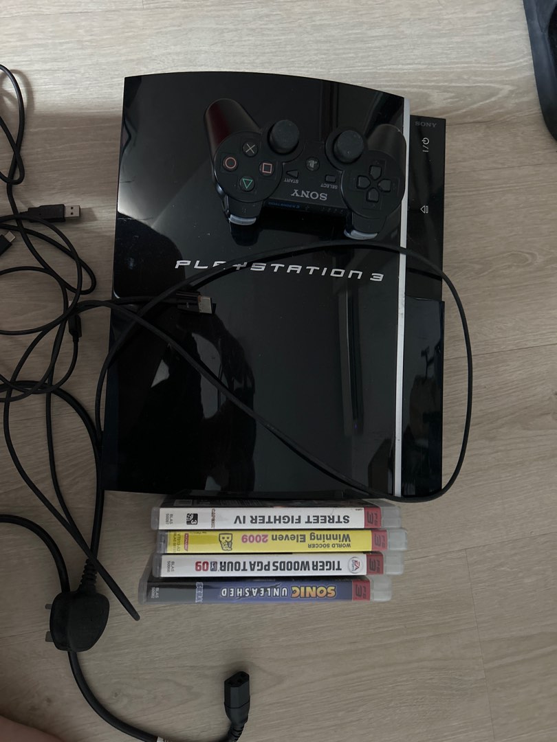 Sony PlayStation 3 Console with Controller, Video Gaming, Video Game ...