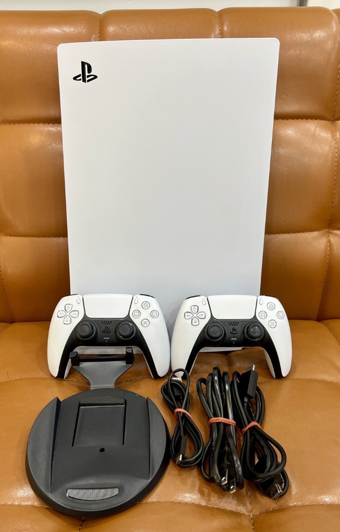 【艾爾巴二手】SONY PS5 825G 光碟版 (CFI-1218A) 白 雙手把 #二手遊戲機 #板橋店 81595, 電玩遊戲相關, 電 ...