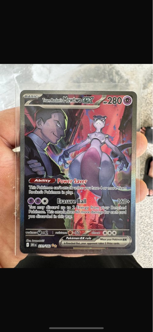 *Super Mint* Team rocket mewtwo SIR, Hobbies & Toys, Toys & Games on ...