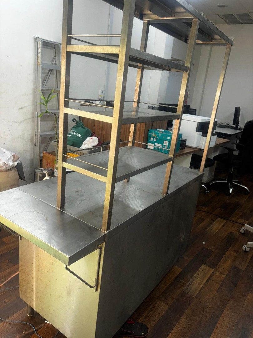 Tea stall stainless steel, Everything Else on Carousell