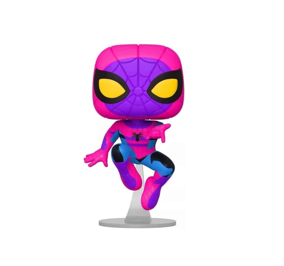 THP-Funko POP! 652 Marvel: Spider-Man (Black Light) Exclusive Vinyl ...