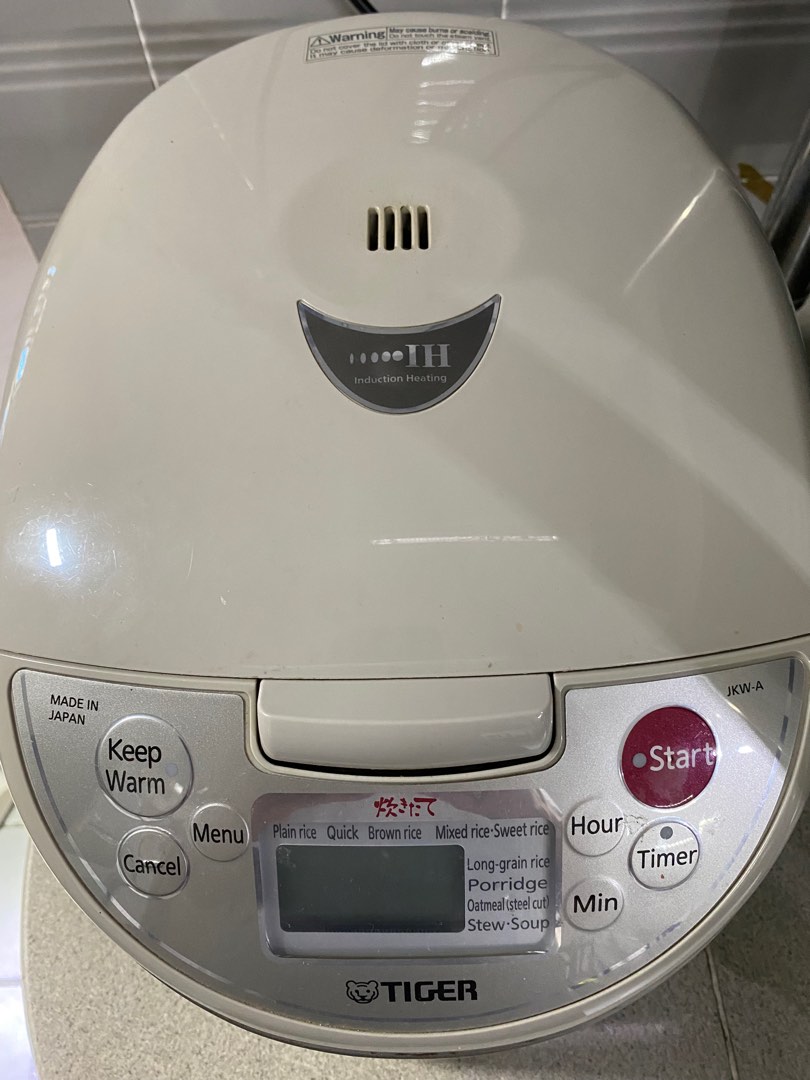 Tiger Induction Rice Cooker 1.8L Model JKW-A18S, TV & Home Appliances ...