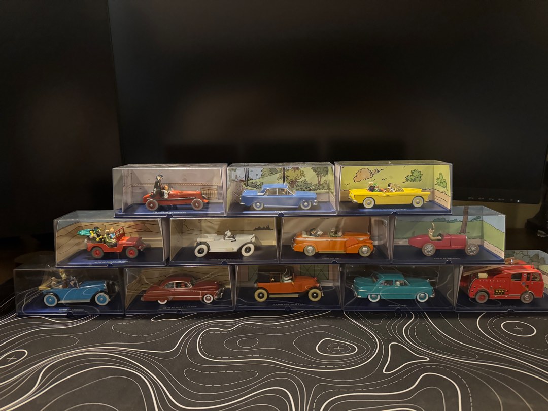 Tintin 1/43 Cars, Hobbies & Toys, Collectibles & Memorabilia, Fan ...