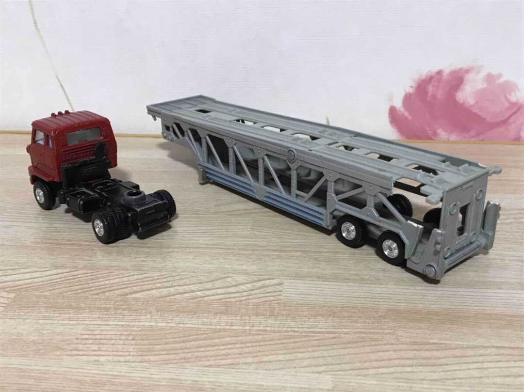 Tomica Dandy Hino Tractor Transporter Junk Made in Japan Minicar TOMICA ...