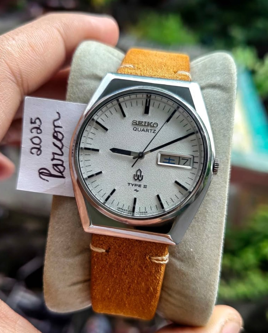 Vintage Seiko Quartz Type II "Rare Diamond Dust Dial Mint", Men's ...