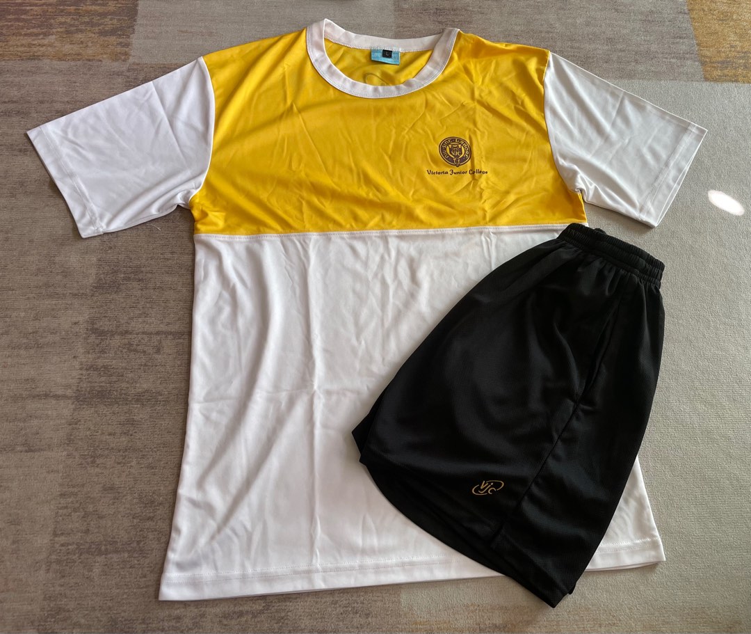 VJC Victoria Junior College JC PE Uniform, Men's Fashion, Tops & Sets ...