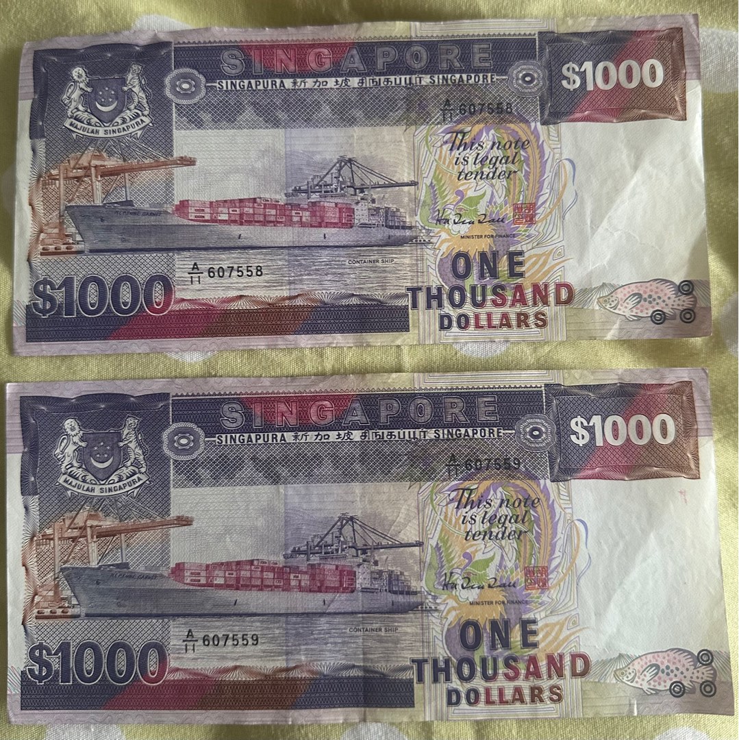 $1000 Ship Notes Runs, Hobbies & Toys, Memorabilia & Collectibles ...