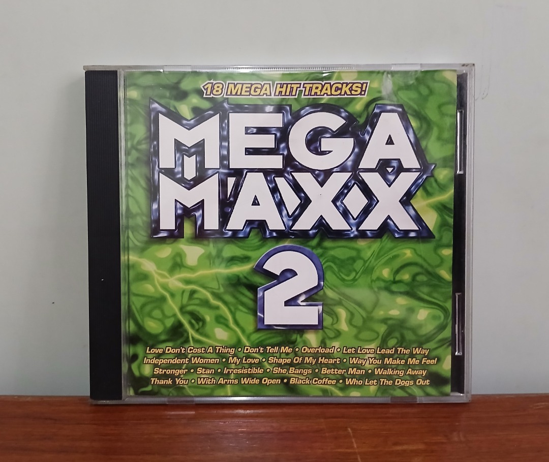18 Mega Hit Tracks MEGA MAXX 2 Original VCD, Hobbies & Toys, Music ...