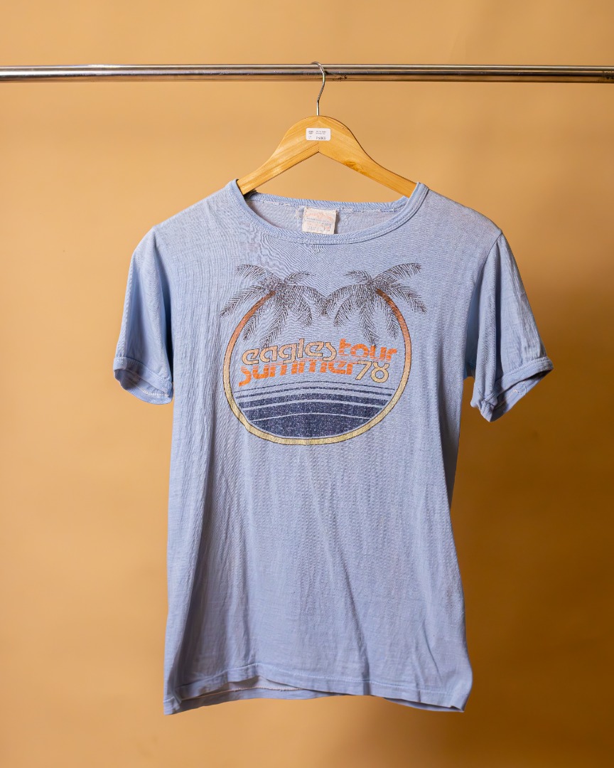 1978 Eagles Summer Tour Ringer Tee, Men's Fashion, Tops & Sets, Tshirts ...
