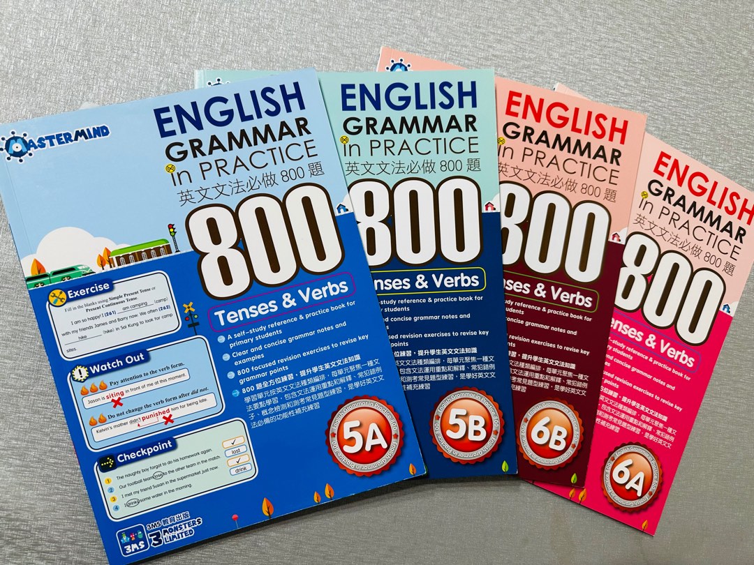 3MS ASTERMIND English Grammar in Practice 800 Tenses & Verbs P5 5A 5B ...