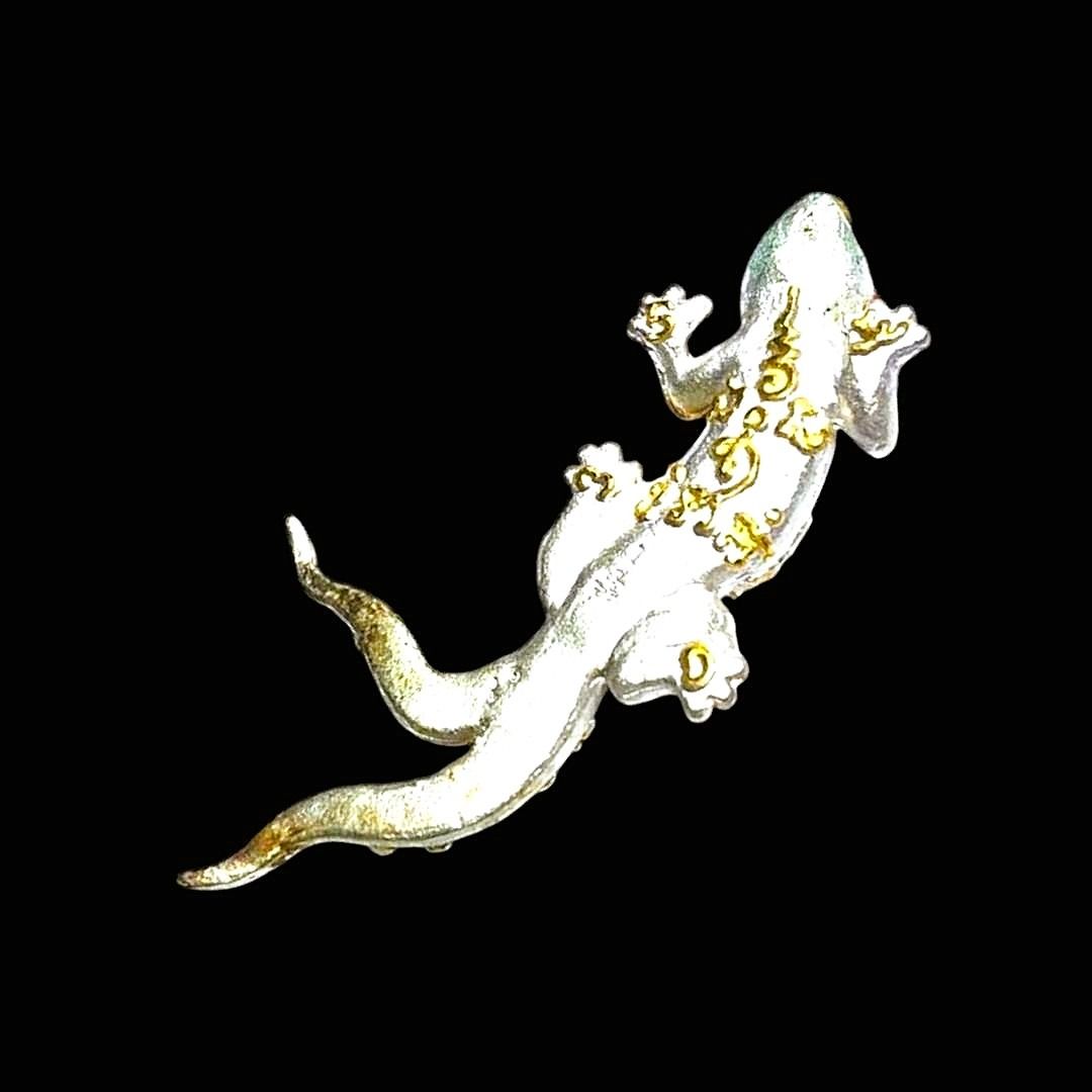 [$88] Double Tail 3k Wealth Fetching Lizard with Yant, Phra Achan ...