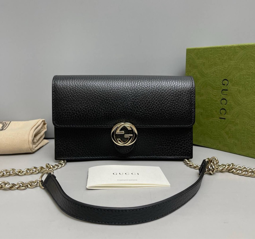 💯 Authentic Gucci Interlocking Woc, Luxury, Bags & Wallets on Carousell