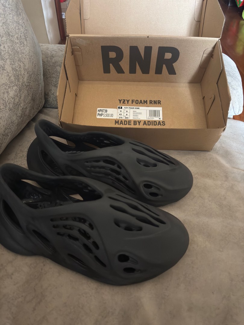 adidas foam runner, Men's Fashion, Footwear, Slippers & Slides on Carousell