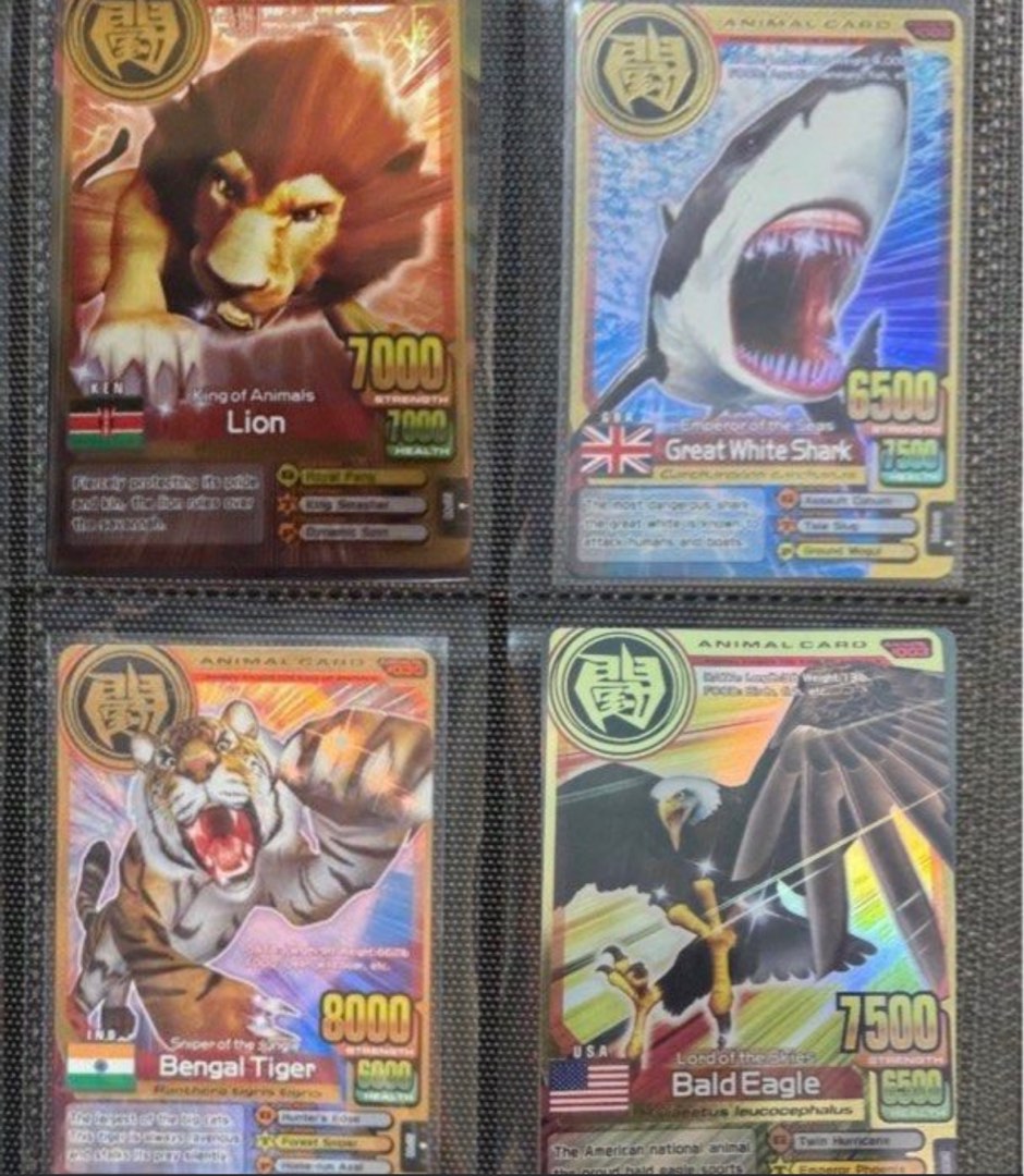Animal Kaiser plus gold animal cards, Hobbies & Toys, Toys & Games on ...