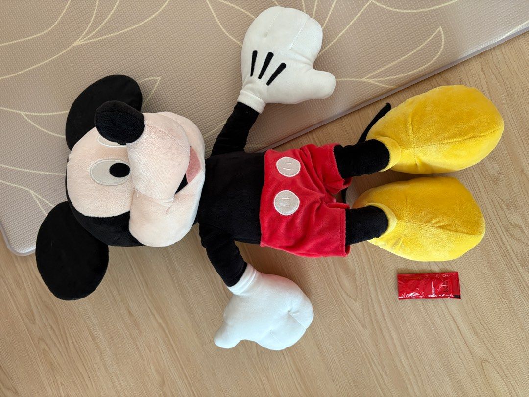 *Authentic* large Mickey Mouse plushie, Babies & Kids, Infant Playtime ...