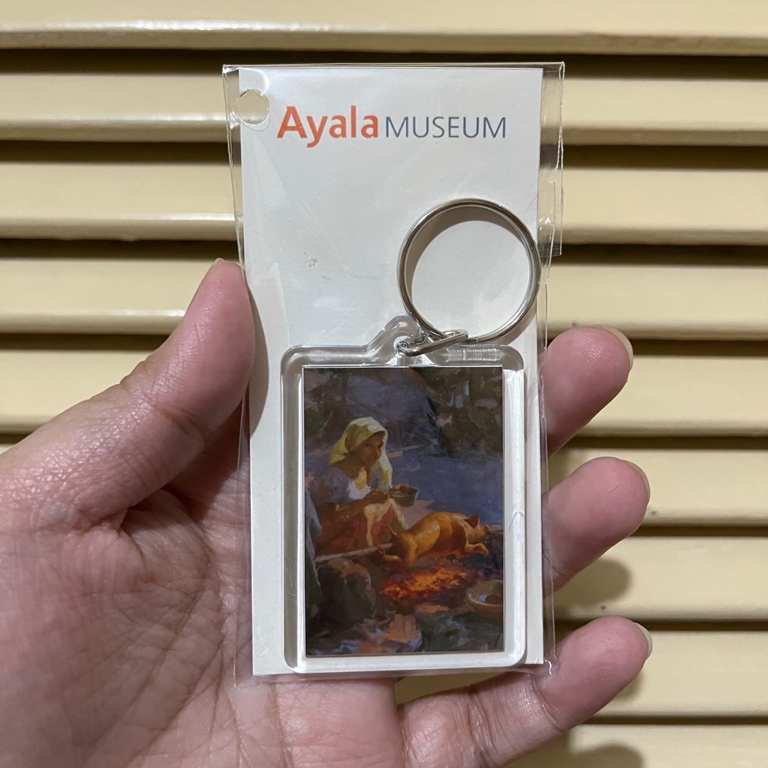 Ayala Museum Fernando Amorsolo Lechon Painting Keychain, Hobbies & Toys ...