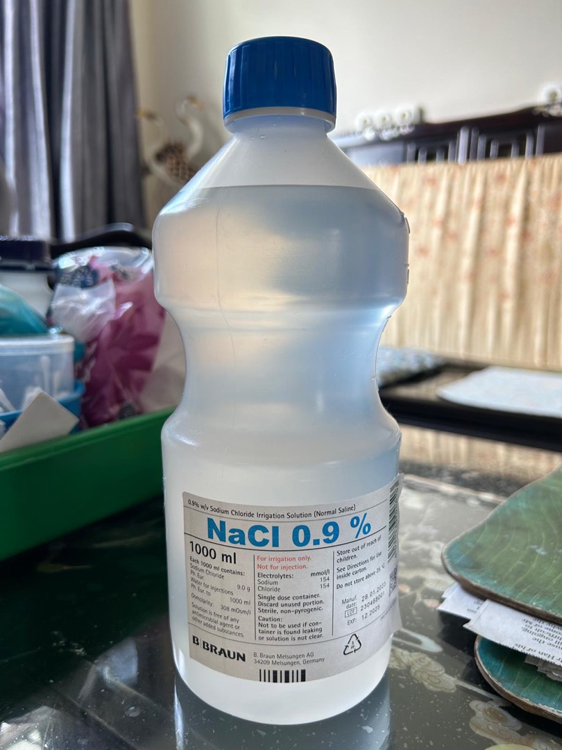 B. Braun NACI Sodium Chloride 0.9% for Irrigation, Health & Nutrition ...