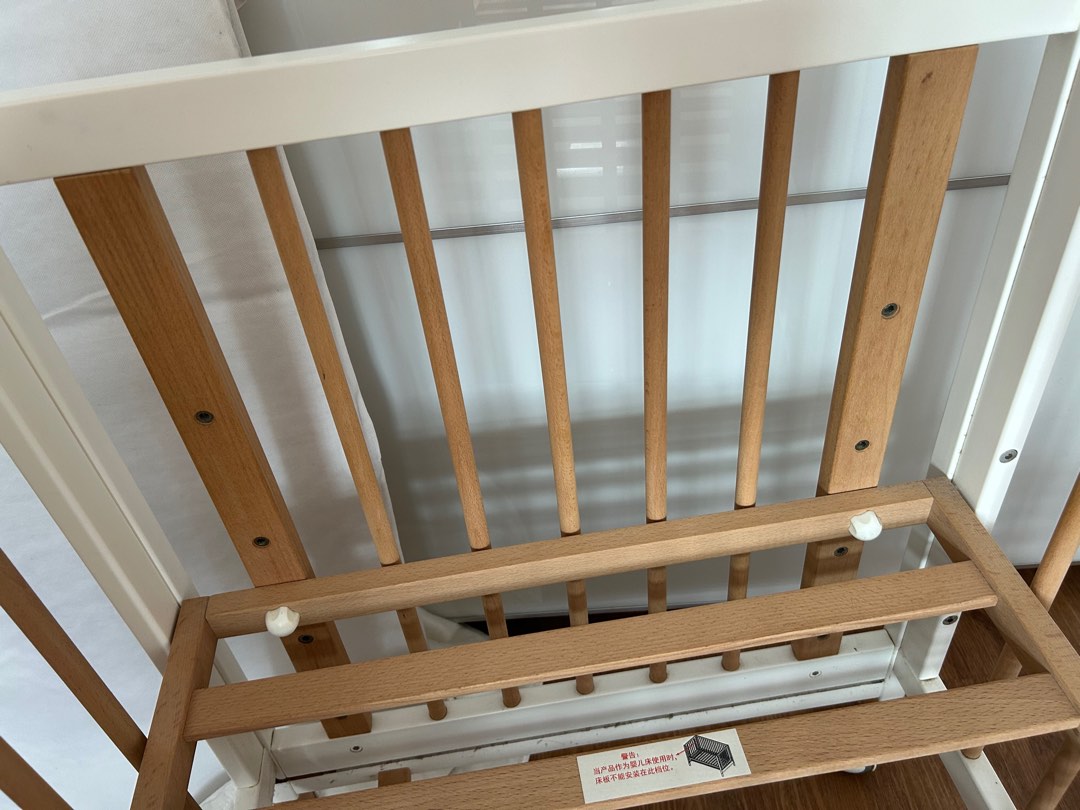 Baby Cot Frame fully wood, Babies & Kids, Baby Nursery & Kids Furniture ...