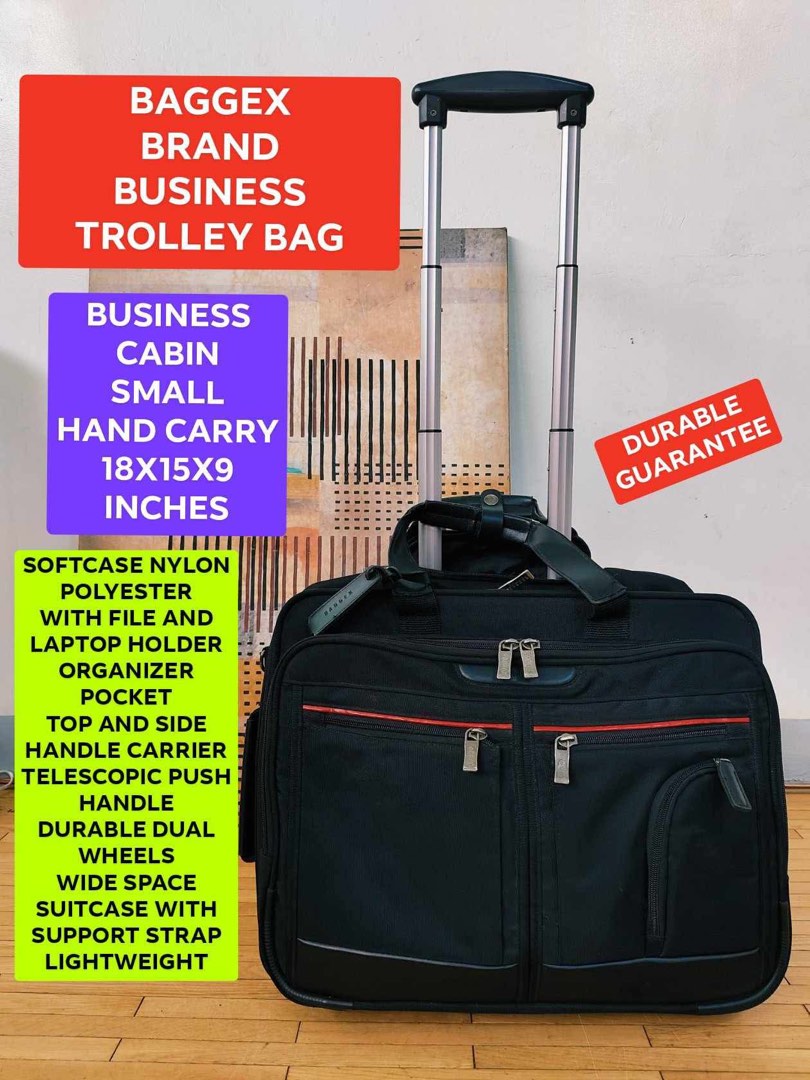 Baggex trolley bag, Hobbies & Toys, Travel, Luggage on Carousell