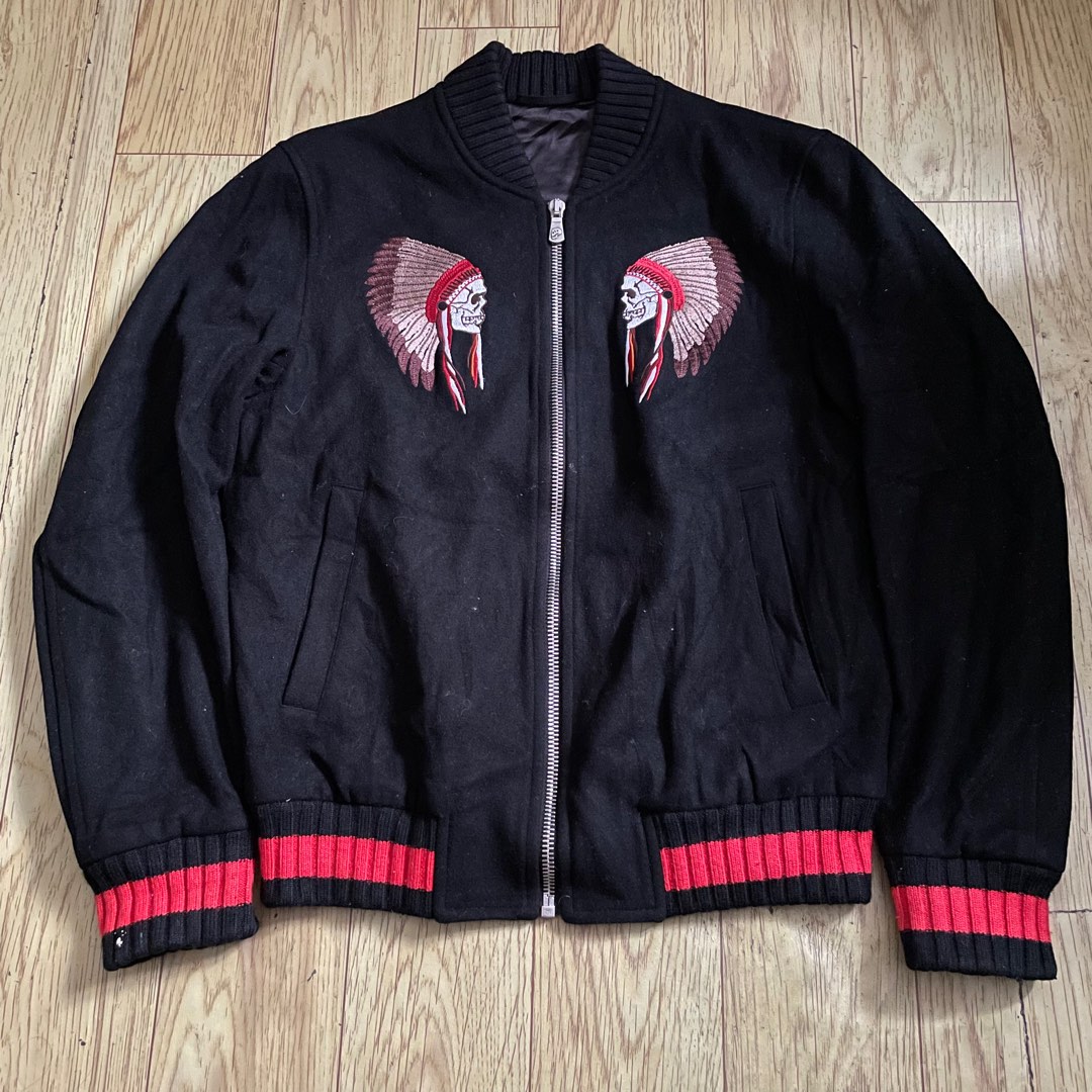 BGEE Italy Apache Skull Wool Jacket, Men's Fashion, Coats, Jackets and ...
