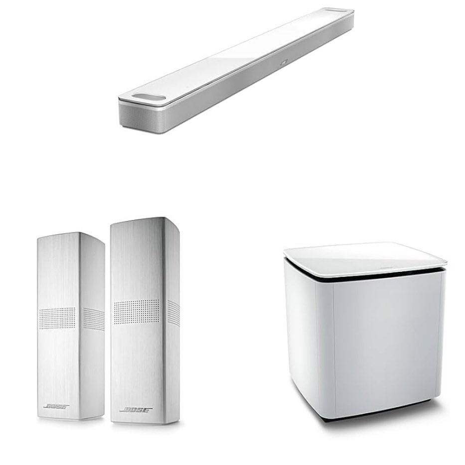 Bose Smart Ultra Soundbar + Bass Module 700 + Surround Speakers 700 ...