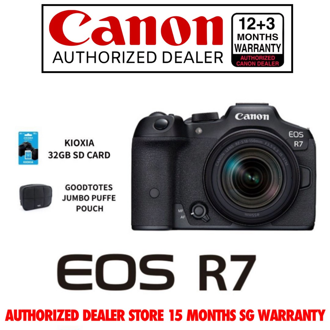 Canon EOS R7 camera body OR 18-150mm lens Kit | R 7, Photography ...