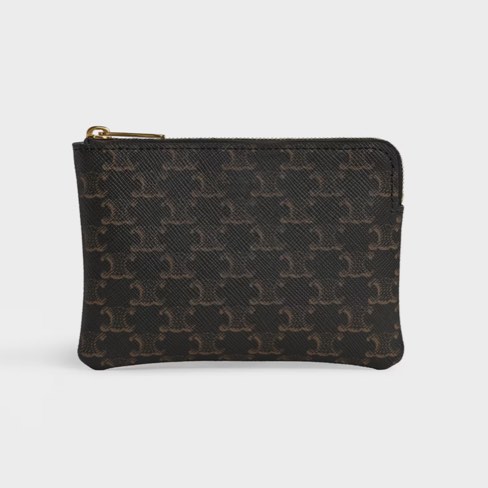 Celine Coin Purse in Triomphe canvas, Luxury, Bags & Wallets on Carousell