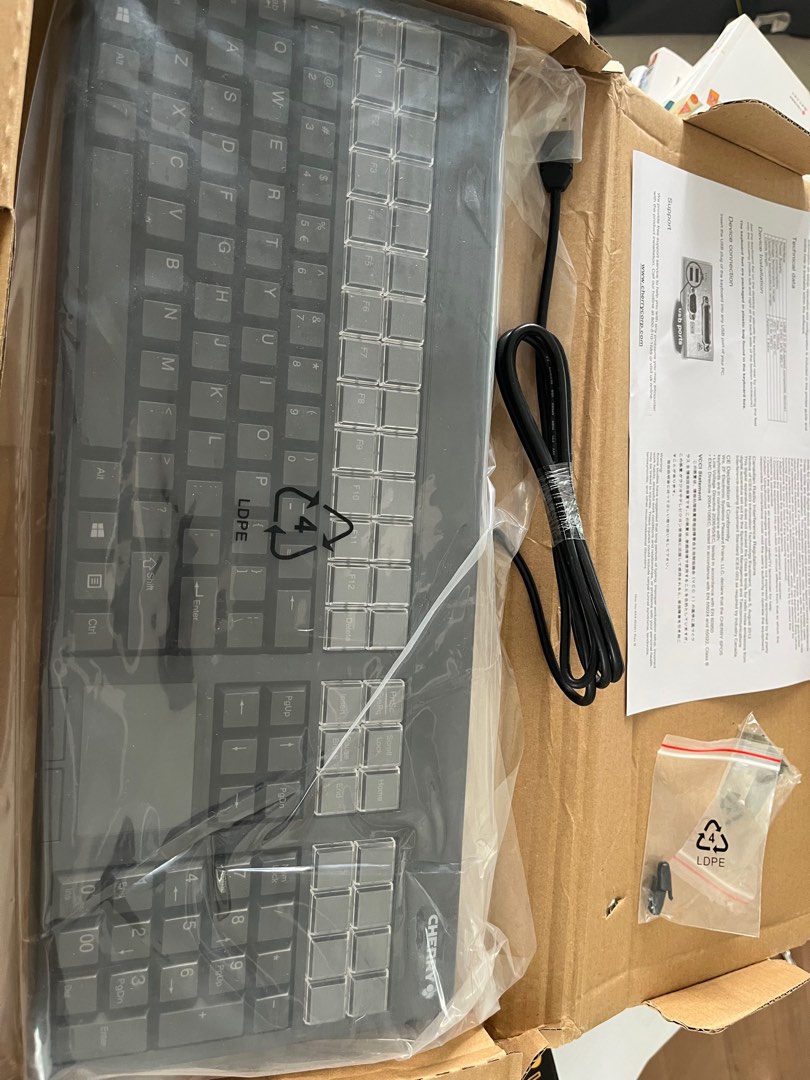 Cherry programmable keyboard with touchpad, Computers & Tech, Parts ...