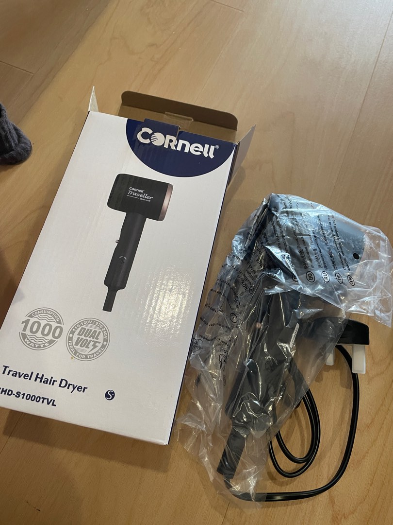 Cornell hair dryer and kettle on Carousell