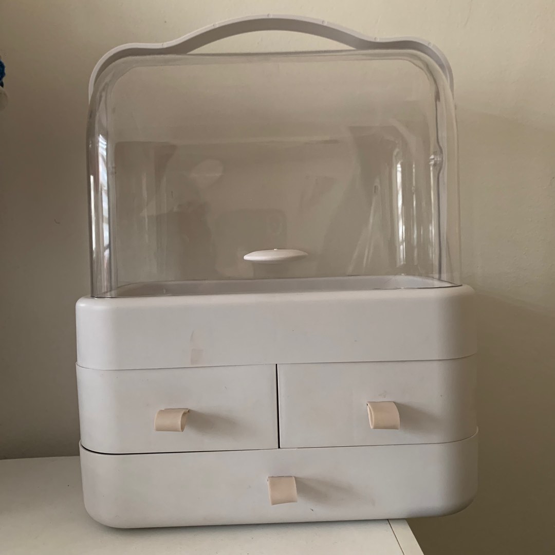 Cosmetic Beauty Storage Box 3 Layer Display Large Capacity Drawer ...