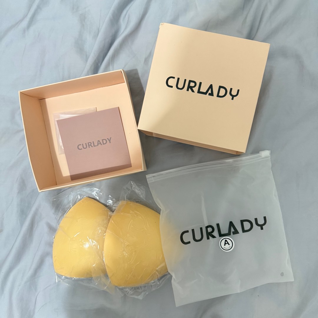 Curlady Instant Volume Sticky Bra Inserts in Cup A, Women's Fashion ...