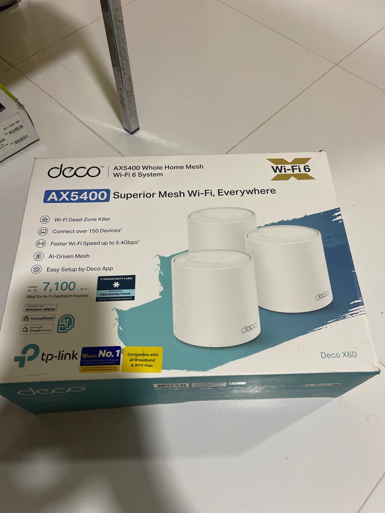 Deco AX5400 Wifi 6 Mesh, Computers & Tech, Parts & Accessories ...