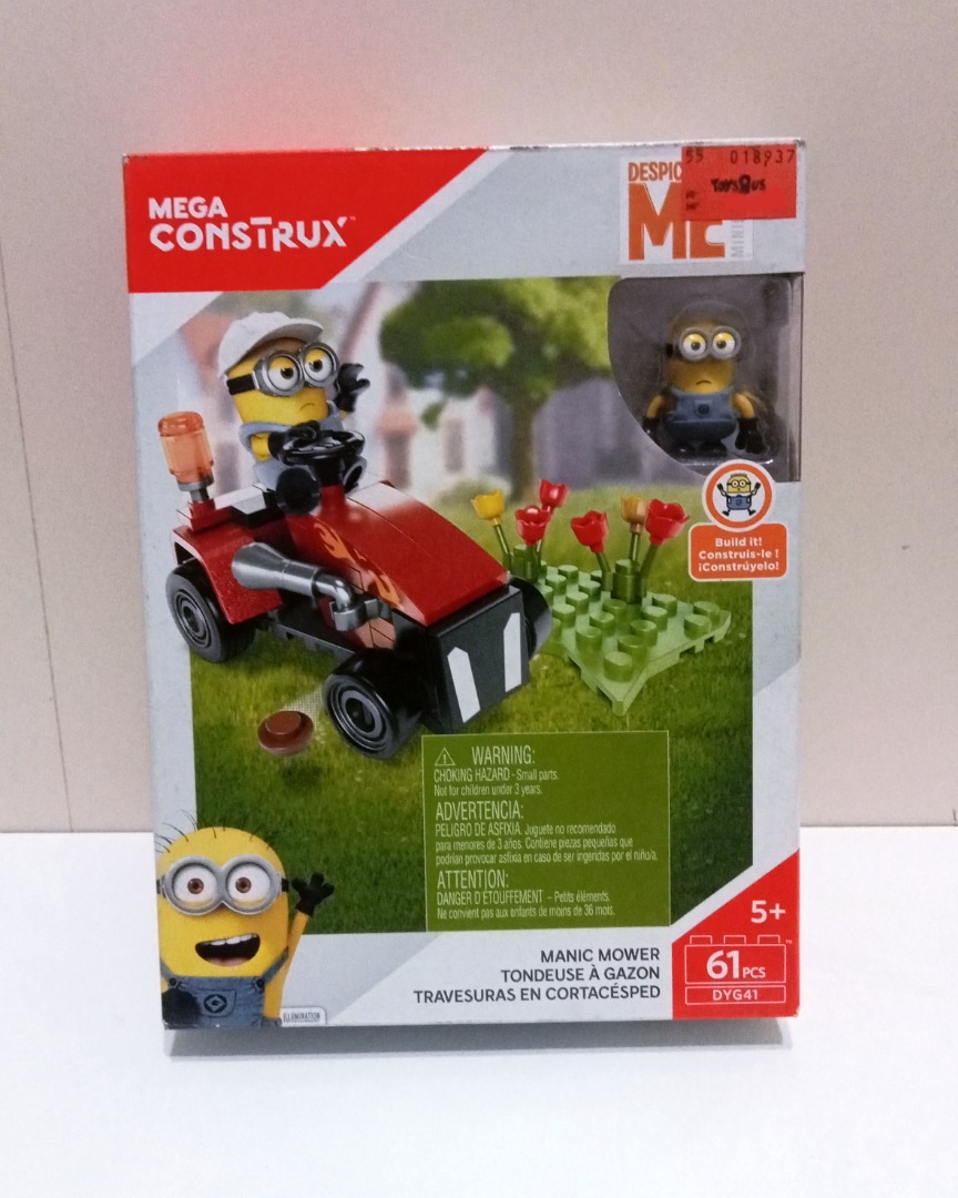 Despicable me MINION - Mega Construx - Manic Mower (MIB) Free Delivery ...